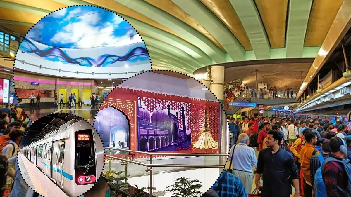 Most Beautiful Metro station: लाल किला-कुतुब मीनार नहीं दिल्ली के इन ...