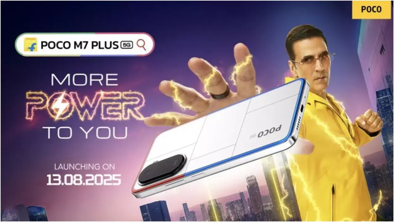 ₹15,000 से कम में Poco M7 Plus 5G होगा लॉन्च: 7000mAh बैटरी, रिवर्स चार्जिंग के साथ मिलेंगे ये ...