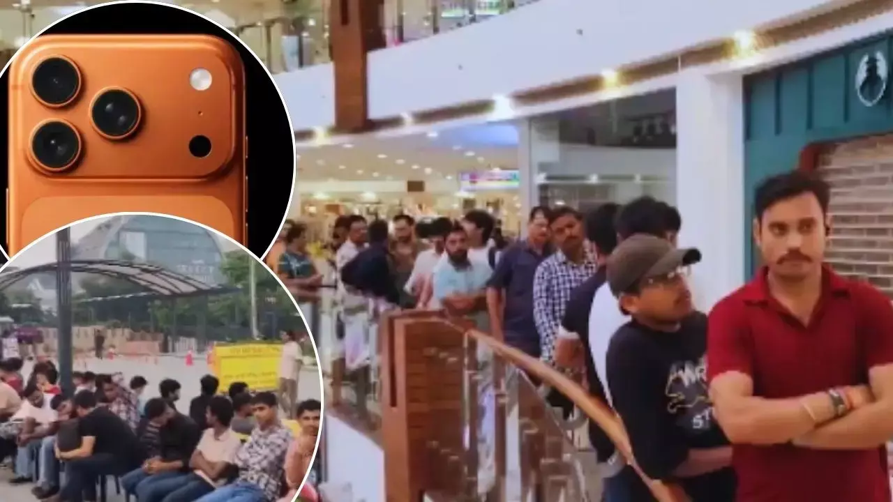 iPhone Craze: दिल्ली से मुंबई तक... iphone 17 के दीवाने हुए लोग, एप्पल ...