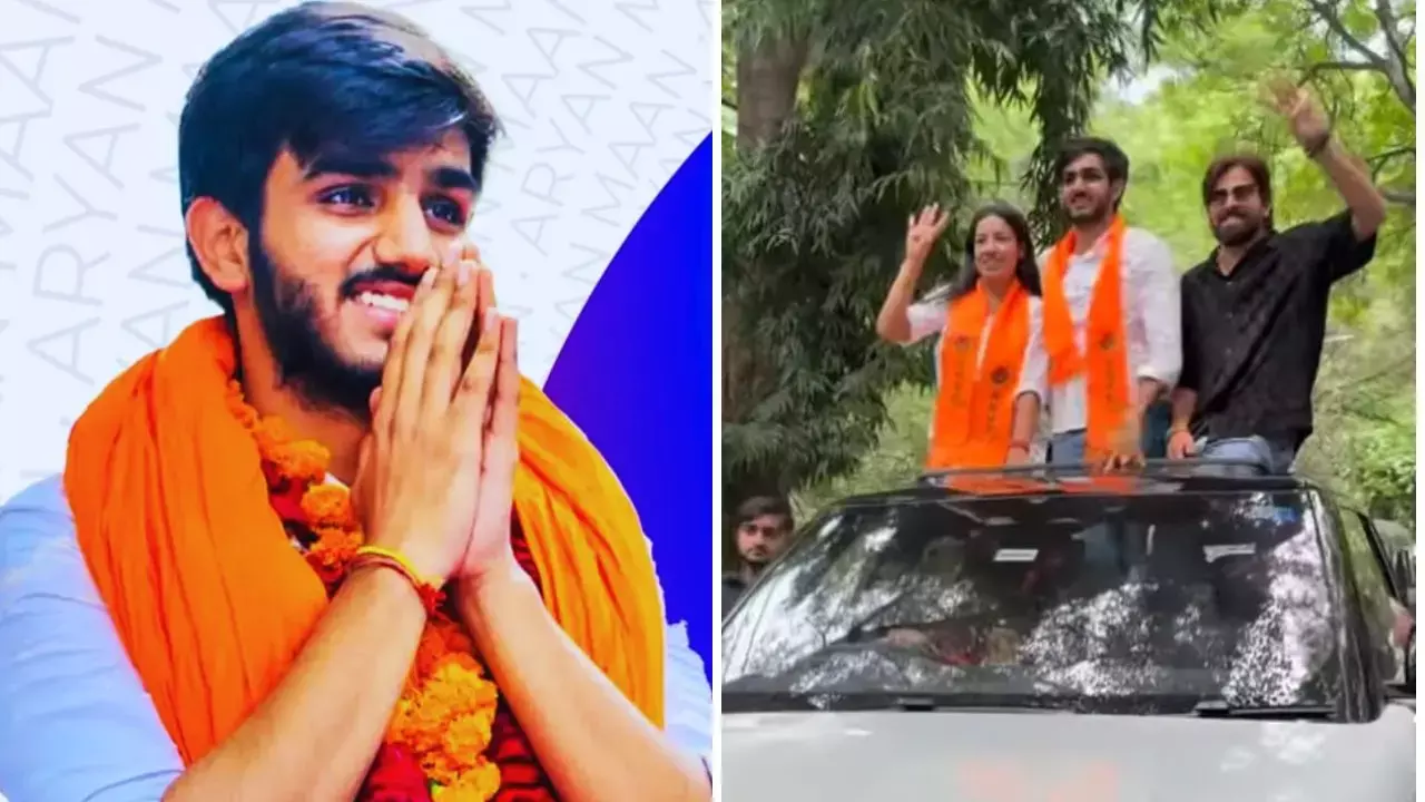 Aryan Maan: कौन हैं डुसू के नए अध्यक्ष आर्यन मान? मासूम शर्मा ने किया ...